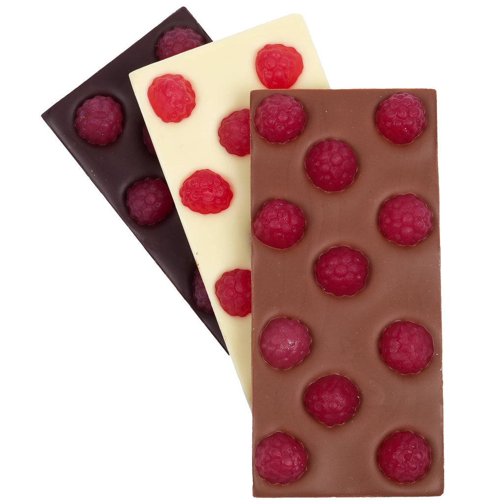 Raspberries Chocolate Block – Bliss & Co.